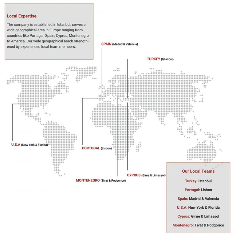 Geographical Reach | Paladin Grup